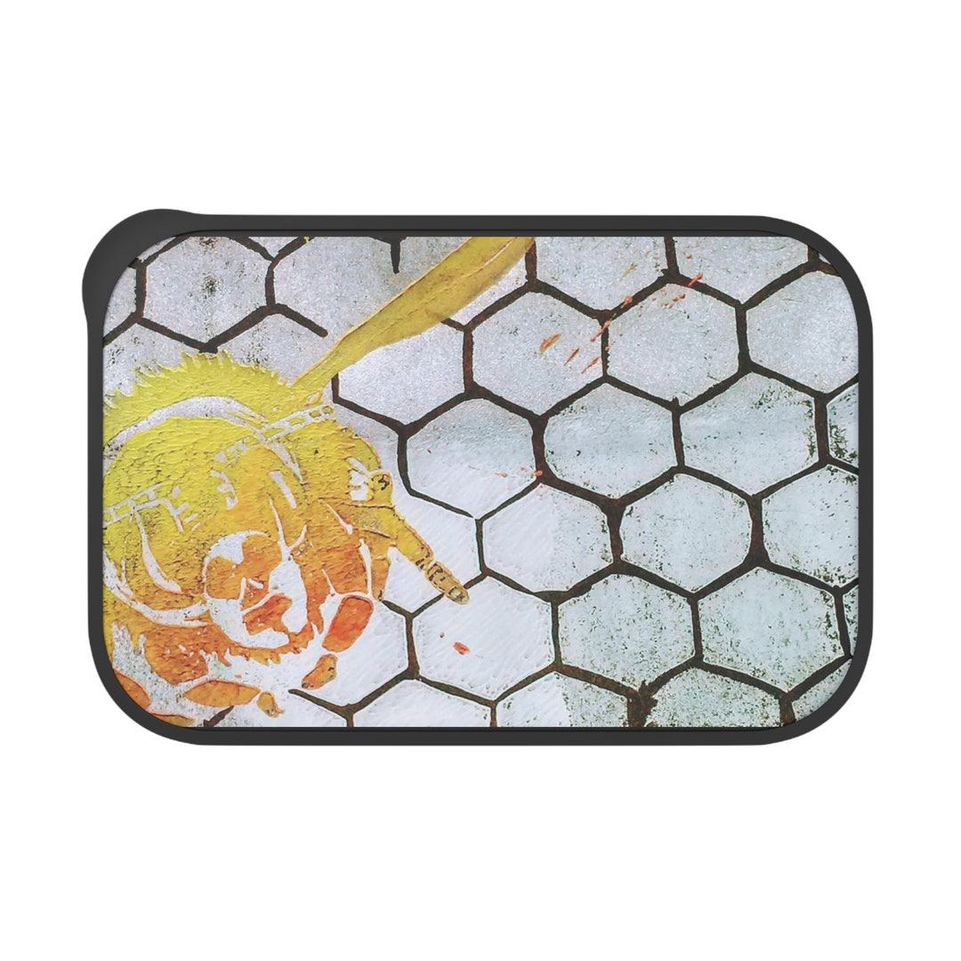 PLA Bento Box With Band and Utensils Decorated With Original - Etsy