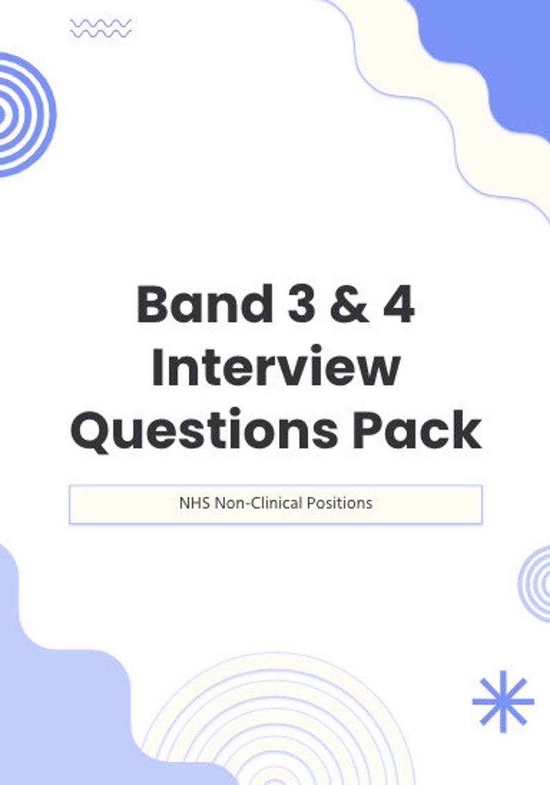 Band 3 & 4 NHS Interview Questions, Healthcare Interview Tips UK, NHS ...