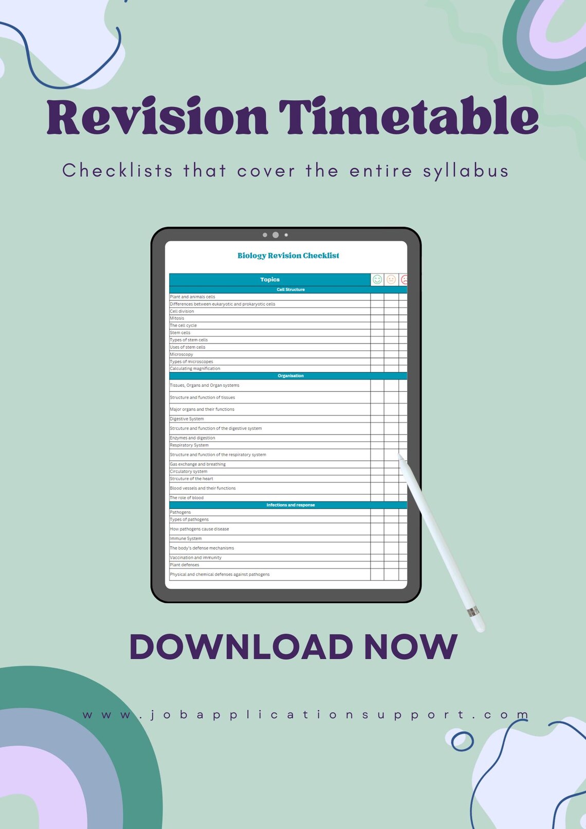 GCSE Science Revision Checklist (edexcel) | Digital Download ...