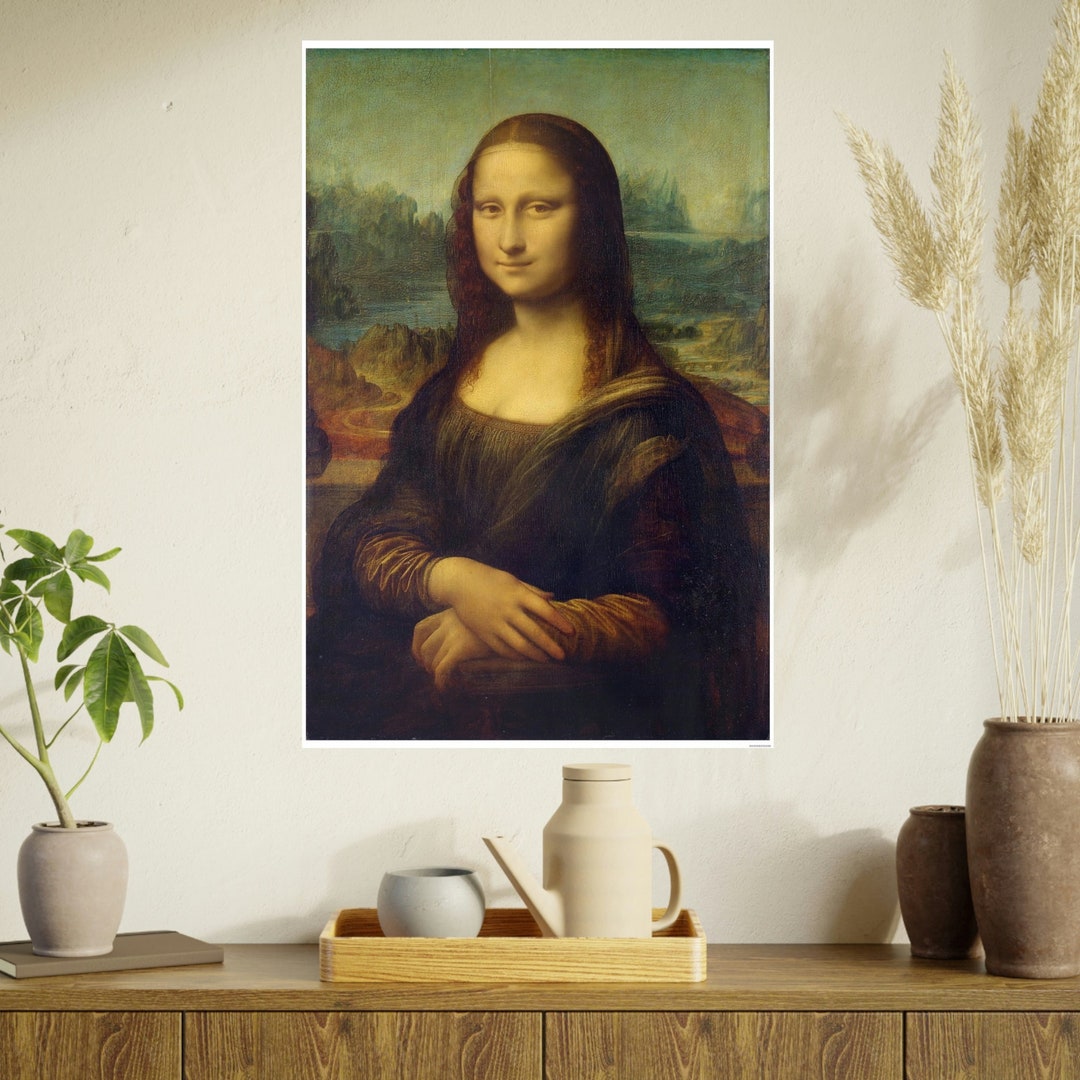 Museum Grade Paper Mona Lisa Premium Matte Vertical Posters - Etsy