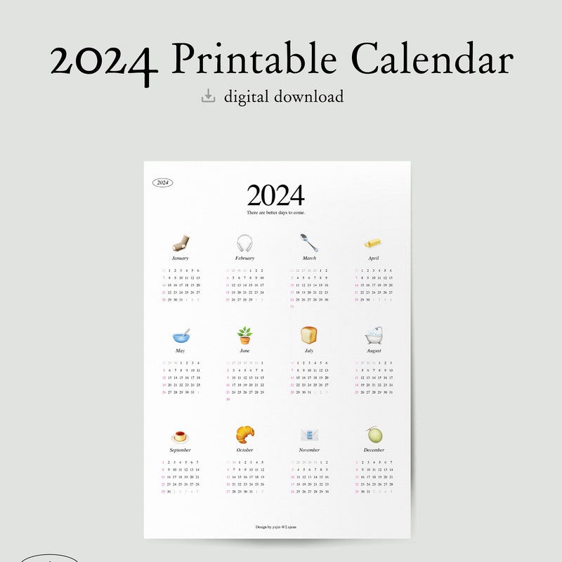 Mini Calendar - Etsy