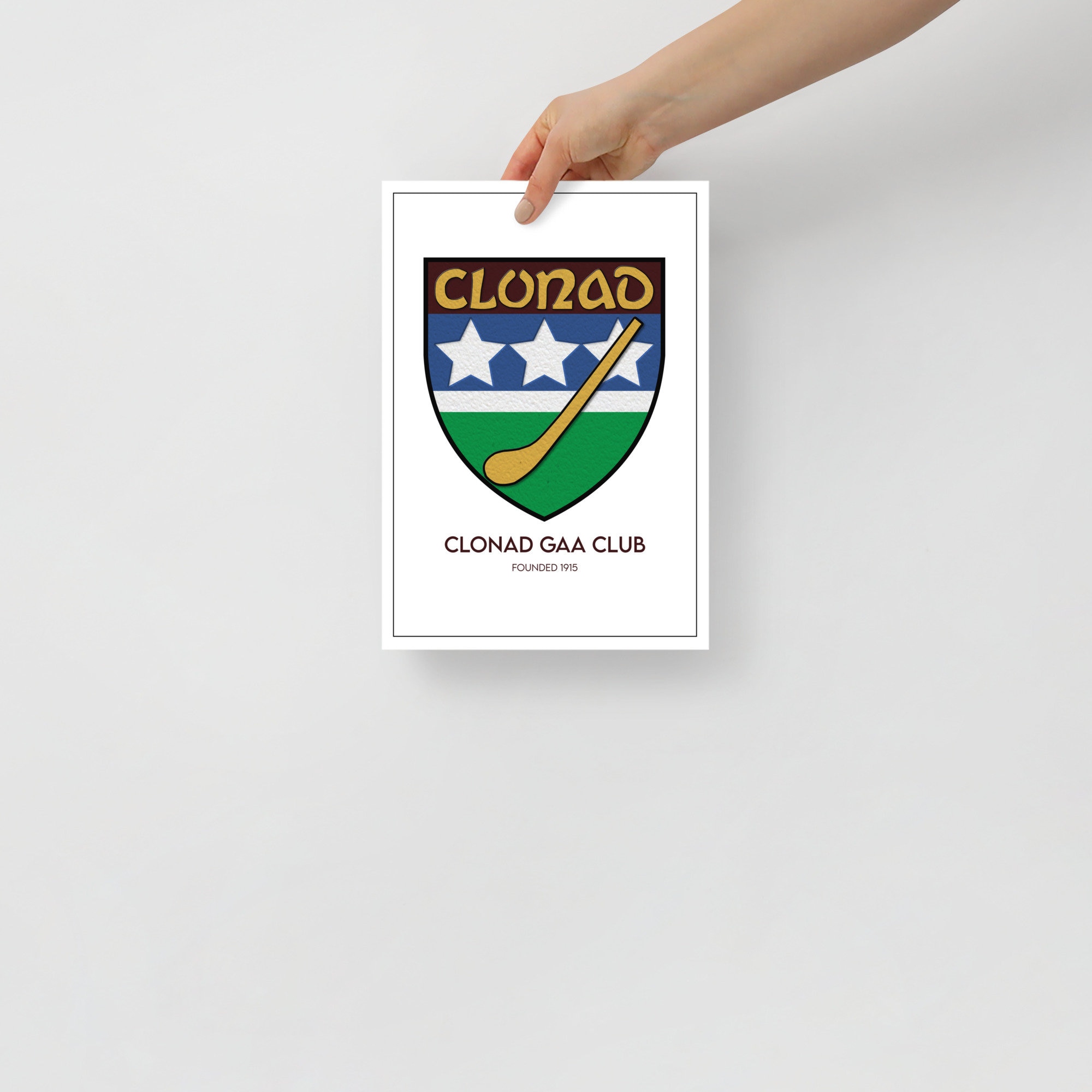 Clonad GAA Club Redesigned Crest Poster - Etsy