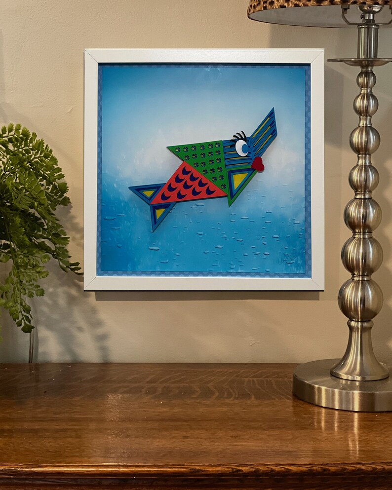 OG Rainbow Pythagoras Tangram Fish Collection. Paper Craft - Etsy