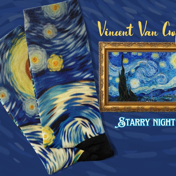 Vincent Van Gogh Socks - Etsy
