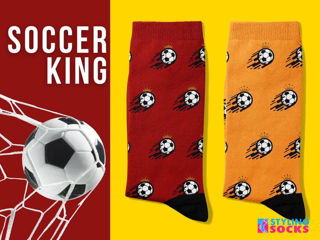 Soccer King Colorful Socks - Sporty Socks, Socks for Boys, Socks for ...