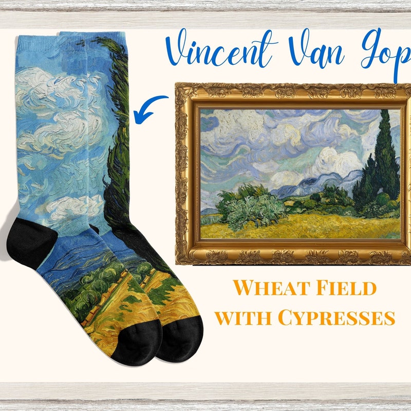 Vincent Van Gogh Socks - Etsy