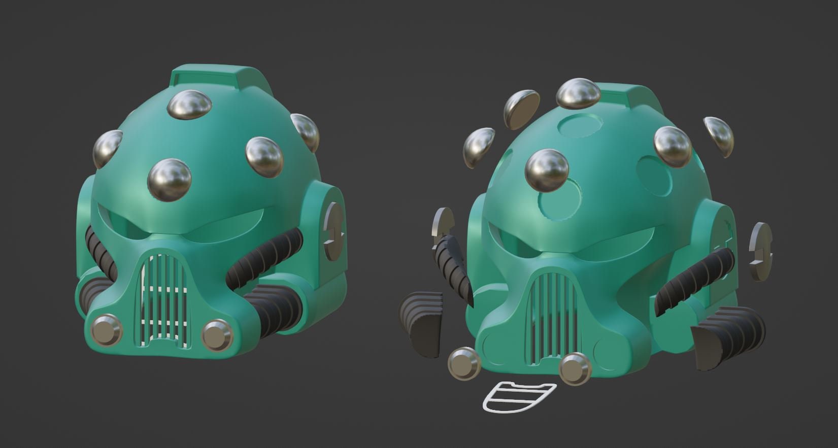 W40k Mkv Helmet STL Cosplay/display - Etsy