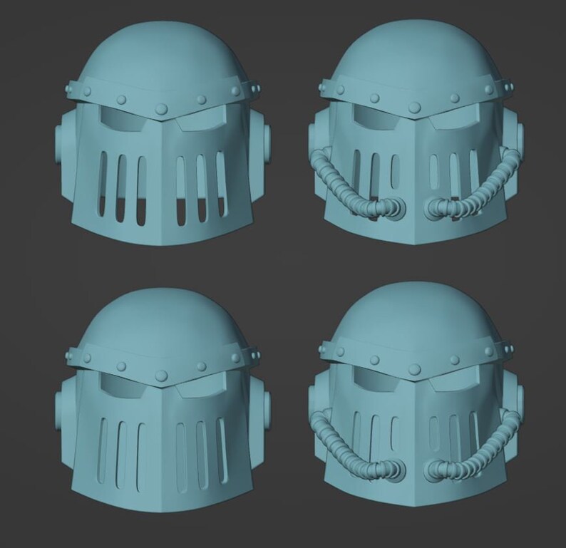 W40k Mkiii Helmet STL Cosplay/display - Etsy