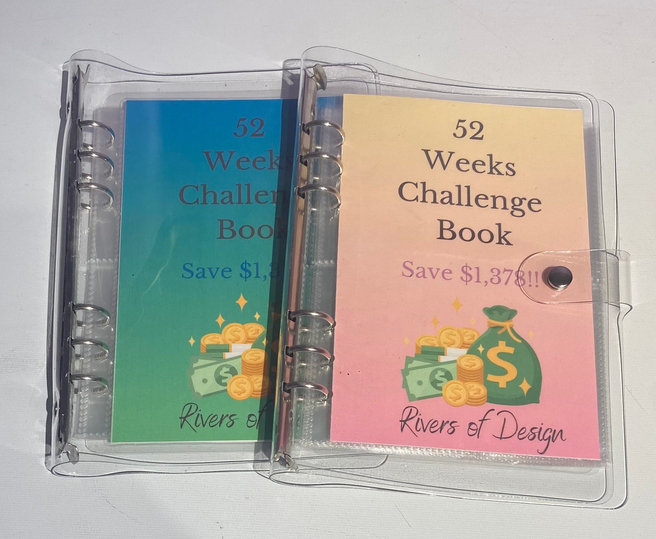 52 Weeks Savings Challenge Binder Set - Etsy