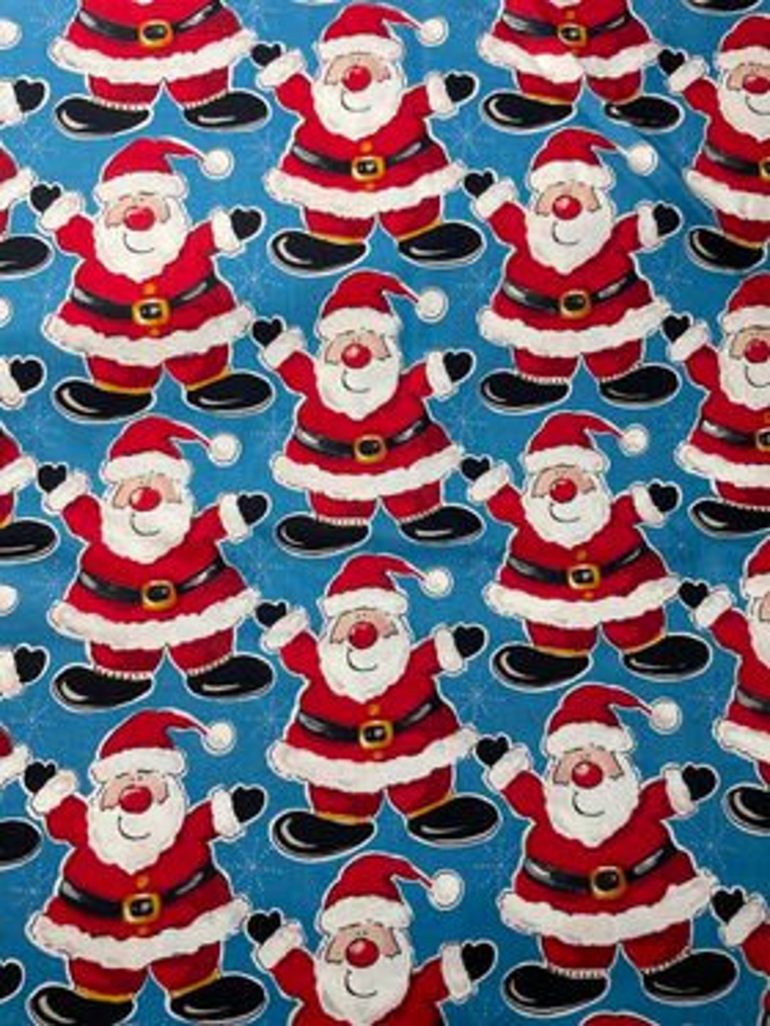 Santa Claus Fabric Print for Quilting Sewing and Home Decor - Etsy