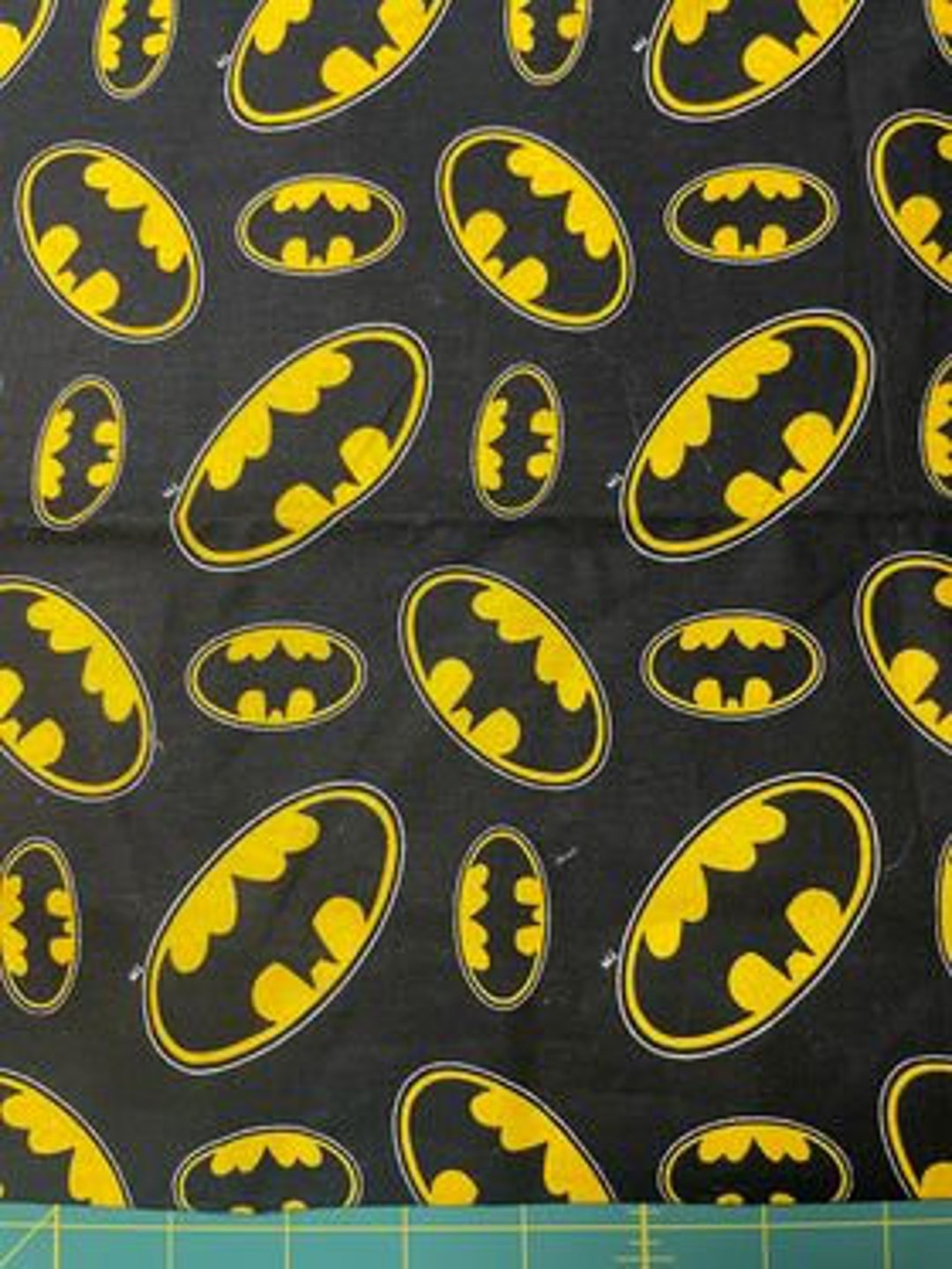 Batman Fabric Symbol Super Hero Movie Licensed 100% Cotton - Etsy