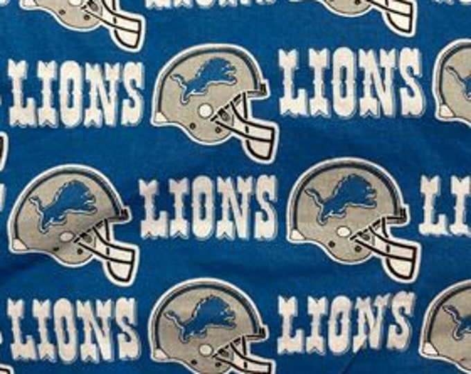Detroit Lions Blue, White and Grey Helmets NFL Football 58 60 100% ...