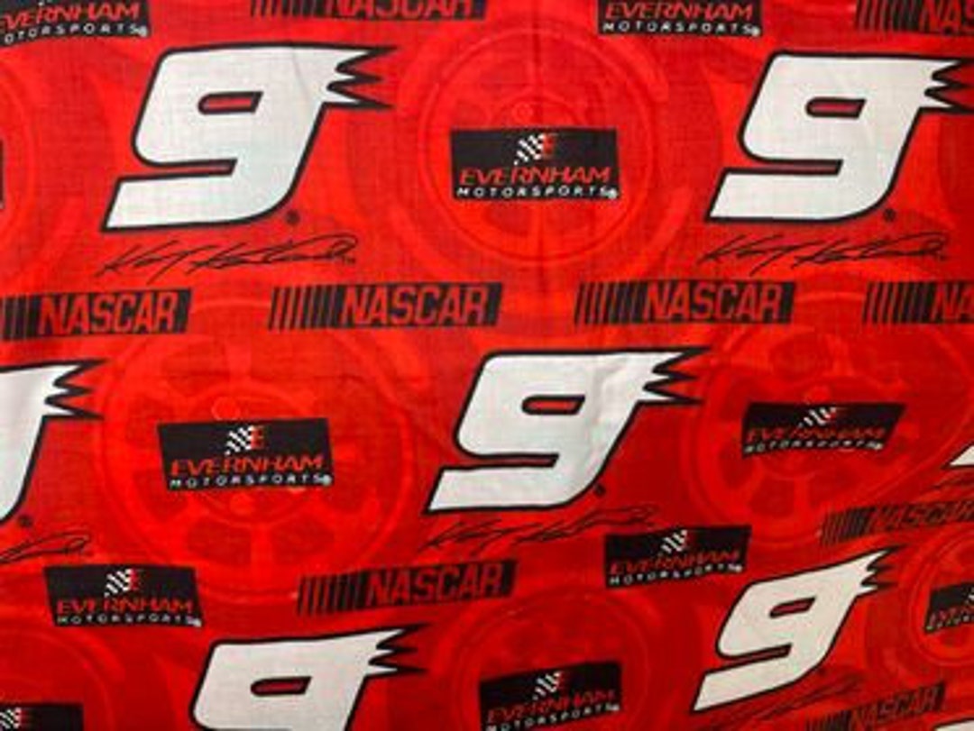 Nascar Car Fabric Kasey Kahne Nascar 9 Racing Fabric 2007 Rare Print ...