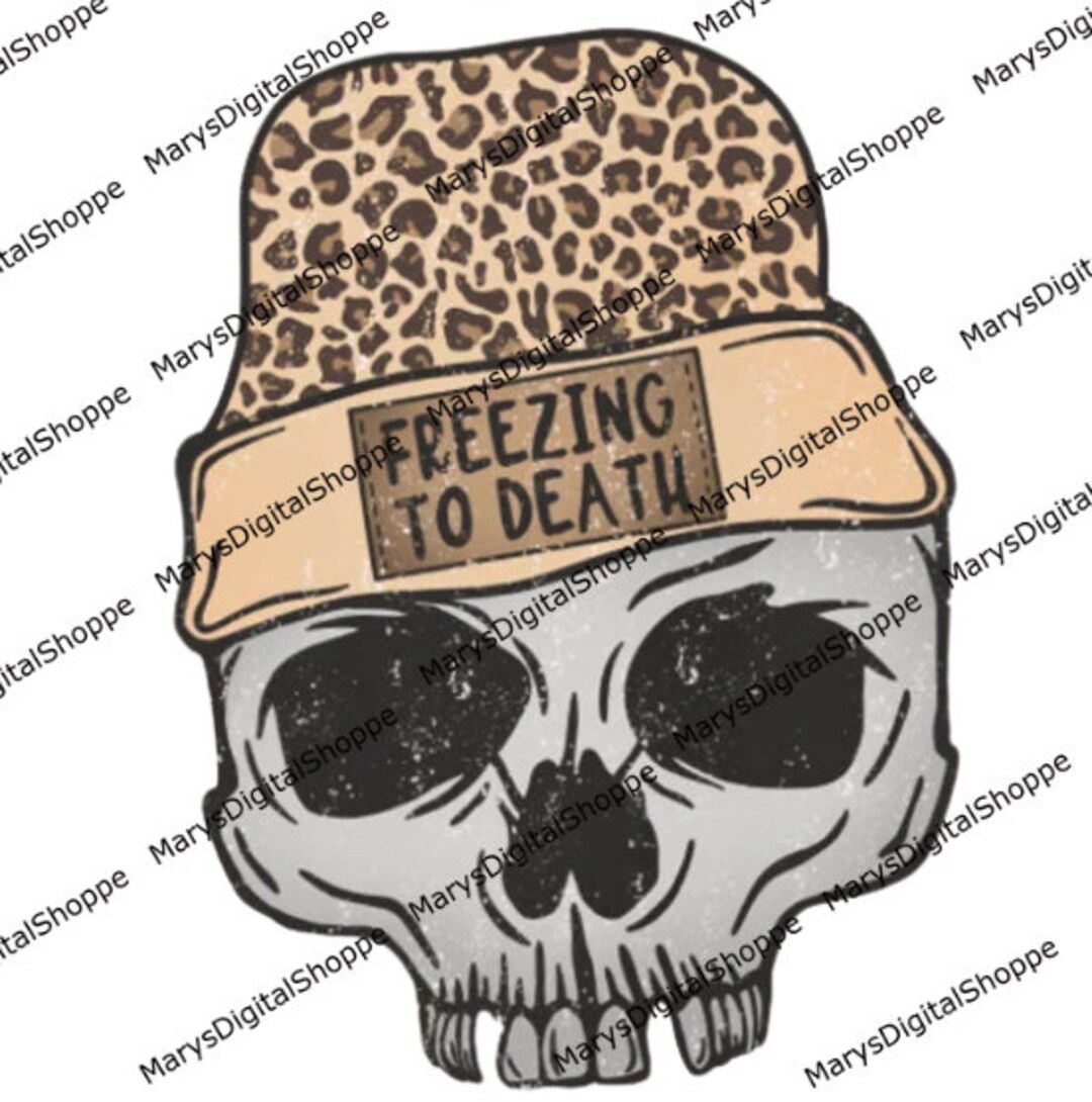 Freezing to Death, Beanie Skull Leopard Print Freezing to Death ...