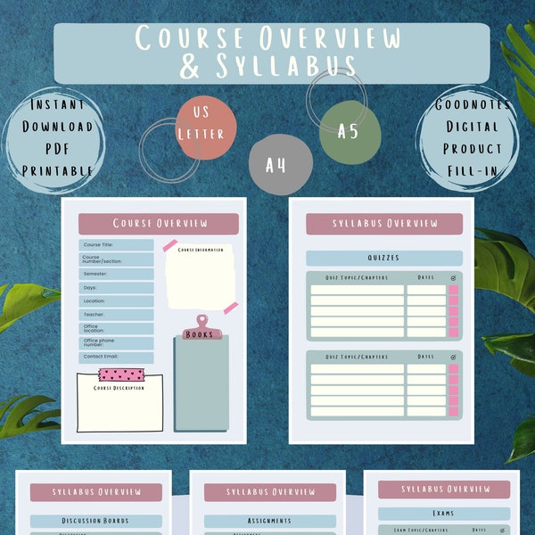 Course Tracker - Etsy