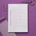 Weekly Planner Printable, Weekly Notes Printable, Digital Product, Note ...