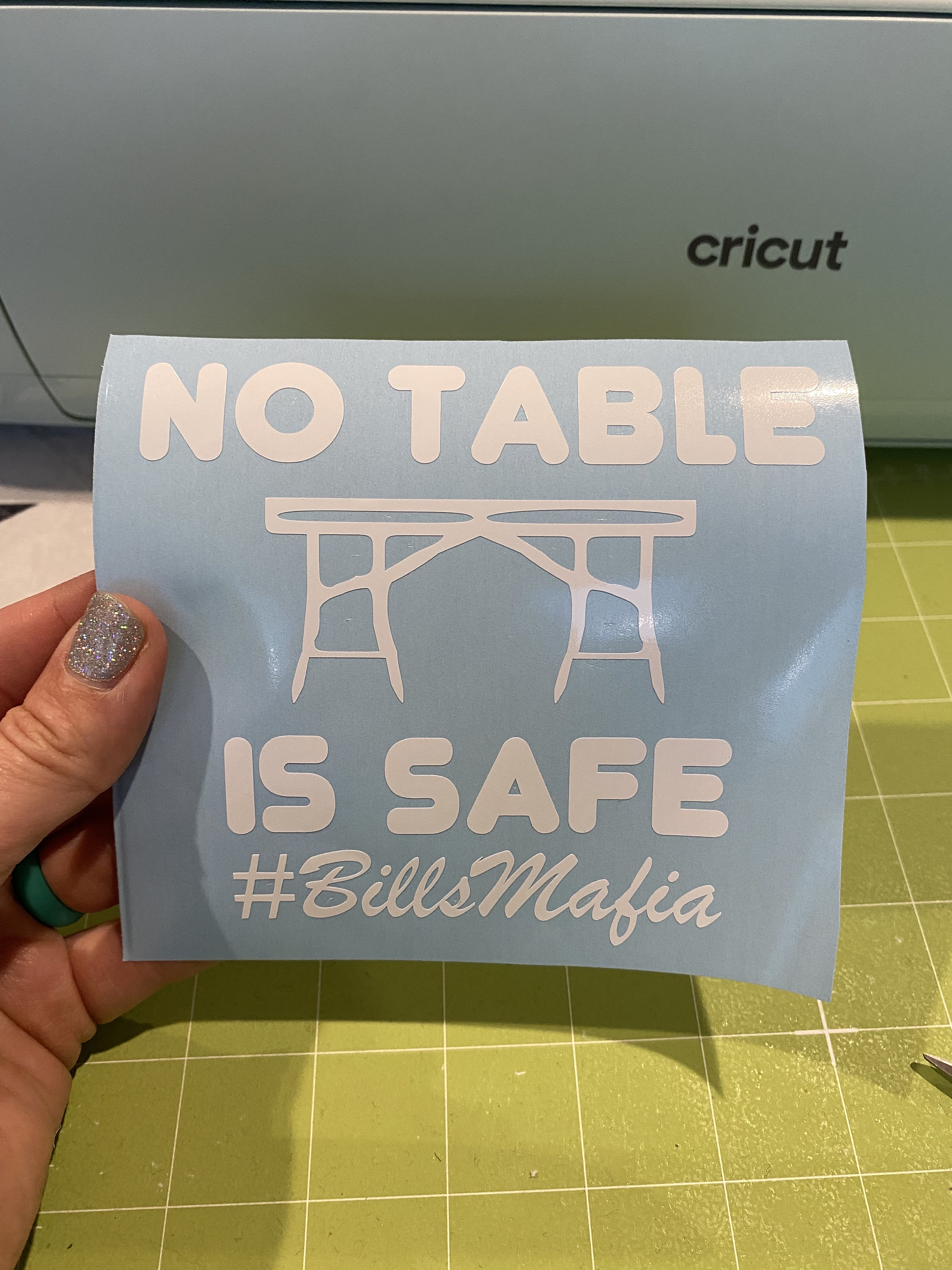 Bills Folding Table Decal/ Car Decal/ Bills Mafia Decal/ Waterbottle ...