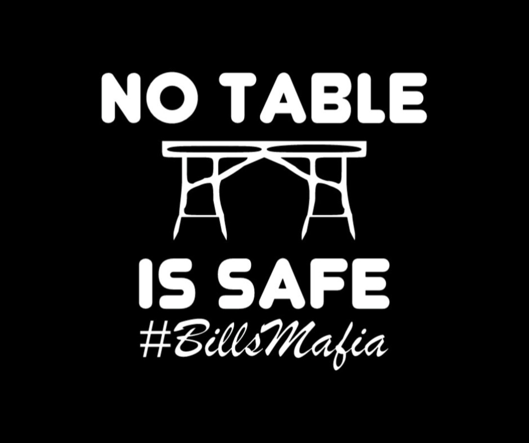 Bills Mafia Folding Table Decal - Waterproof Vinyl Car/laptop Decal - Etsy