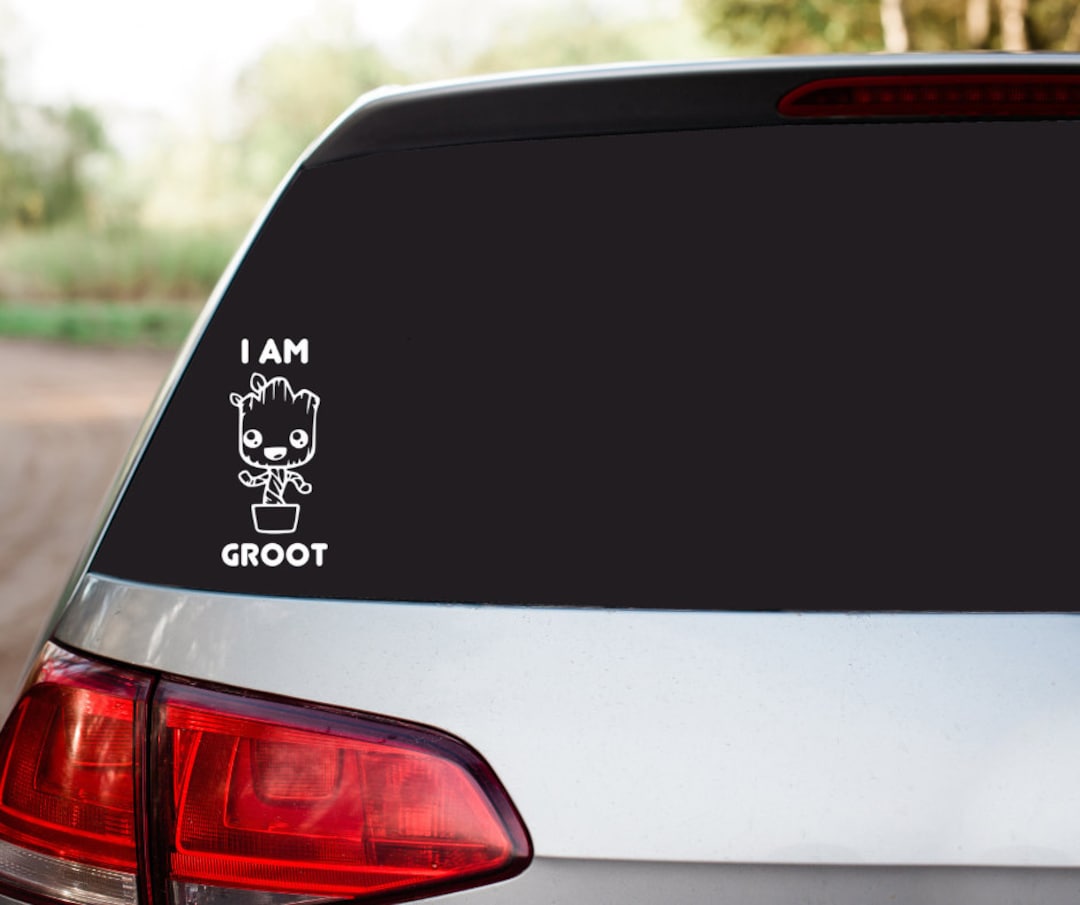 I Am Groot Decal/ Car Decal/ Avengers Decal/ Mug Decal/ Window Decal ...