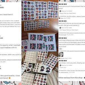 3 6pcs Demon Slayer Genya Sticker, Chibi Genya Stickers Kimetsu No ...