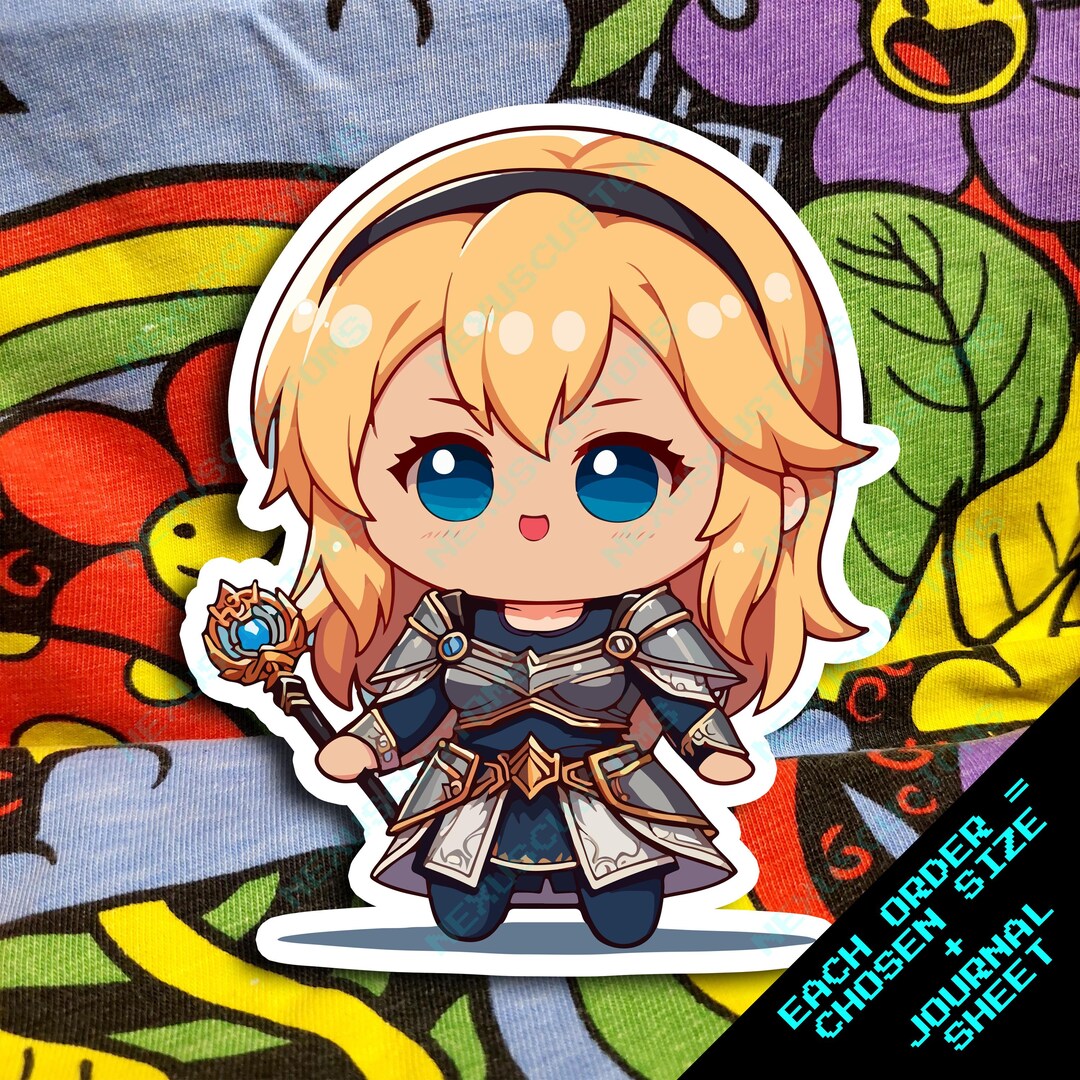 League of Legends Stickers Pack of 60 Lux Chibi Stickers, League of ...