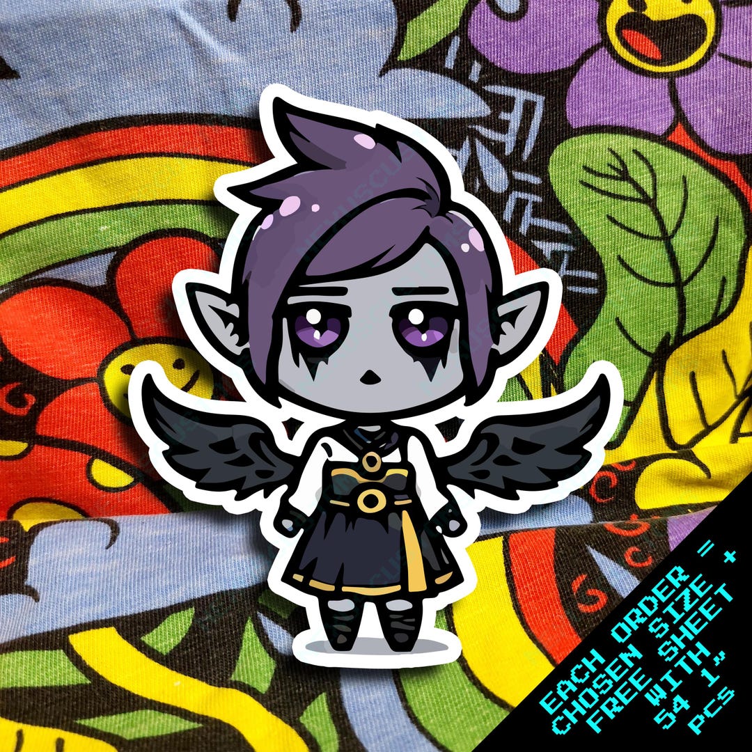 League of Legends Stickers Pack of 60 Morgana Chibi Stickers, League of ...