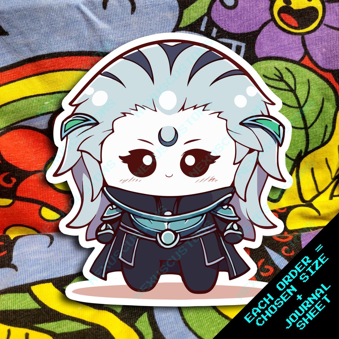 Pack of 60 Diana Chibi Stickers League of Legends Chibi Stickers League ...