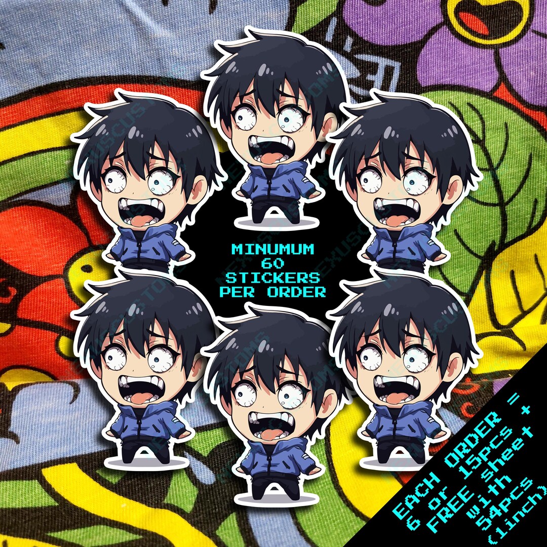 Solo Leveling Stickers, Pack of 60 Sung Jin Woo Chibi Stickers, Shadow ...