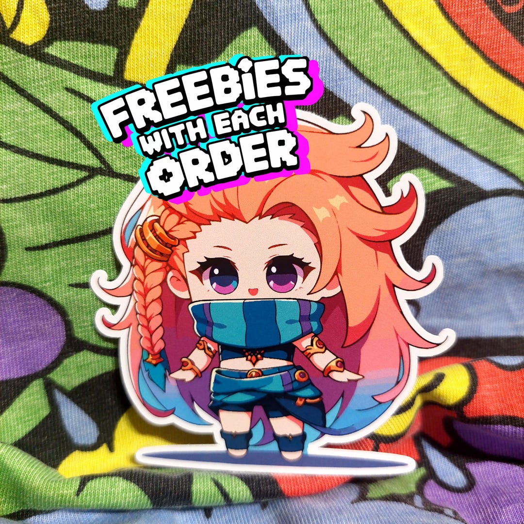 6pcs 3 Zoe Sticker League of Legends Stickers Arcane League of Legends ...