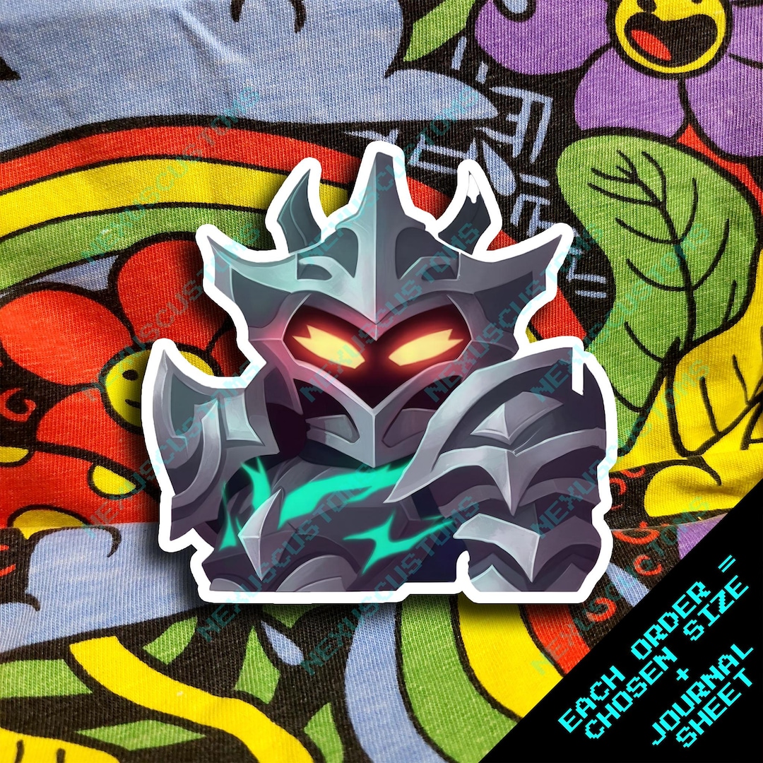 Pack of 6 Mordekaiser Chibi Sticker League of Legends Chibi Stickers ...