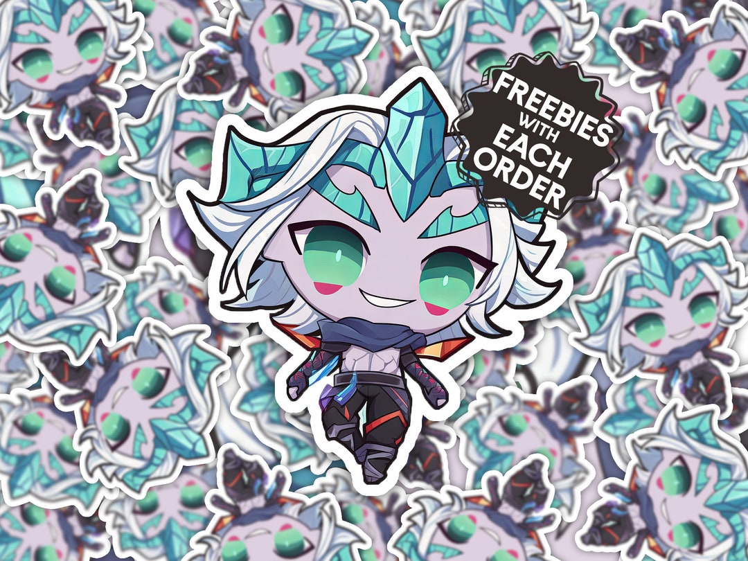 15x Chibi Viego League of Legends Vinyl Stickers Anime Style Online ...