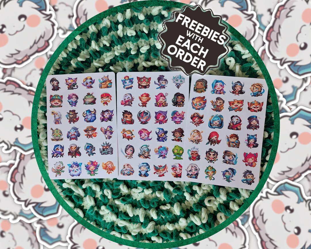Journal League of Legends Sticker Collection, Budget Planner, Lol ...