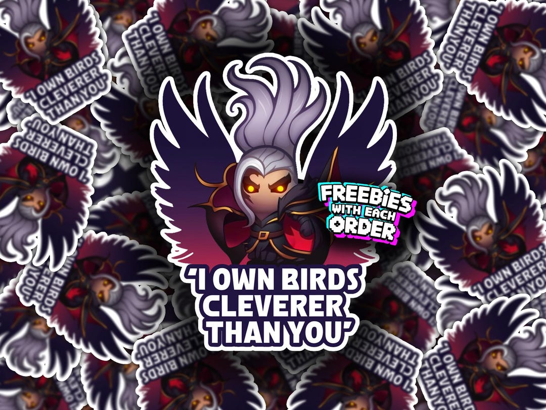 6x3 Chibi Swain Sticker, League of Legends Vinyl Stickers Anime Style ...
