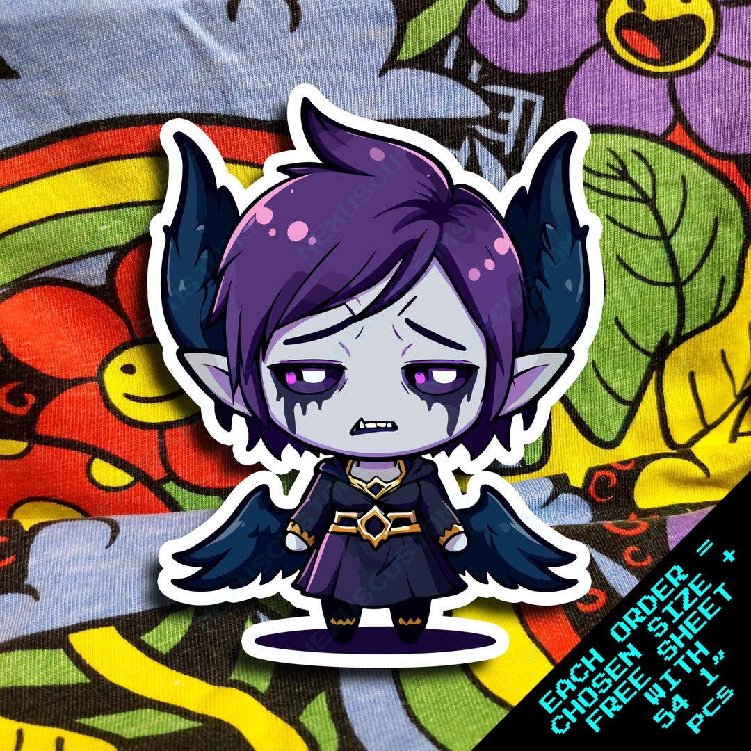 League of Legends Stickers Pack of 60 Morgana Chibi Stickers, League of ...