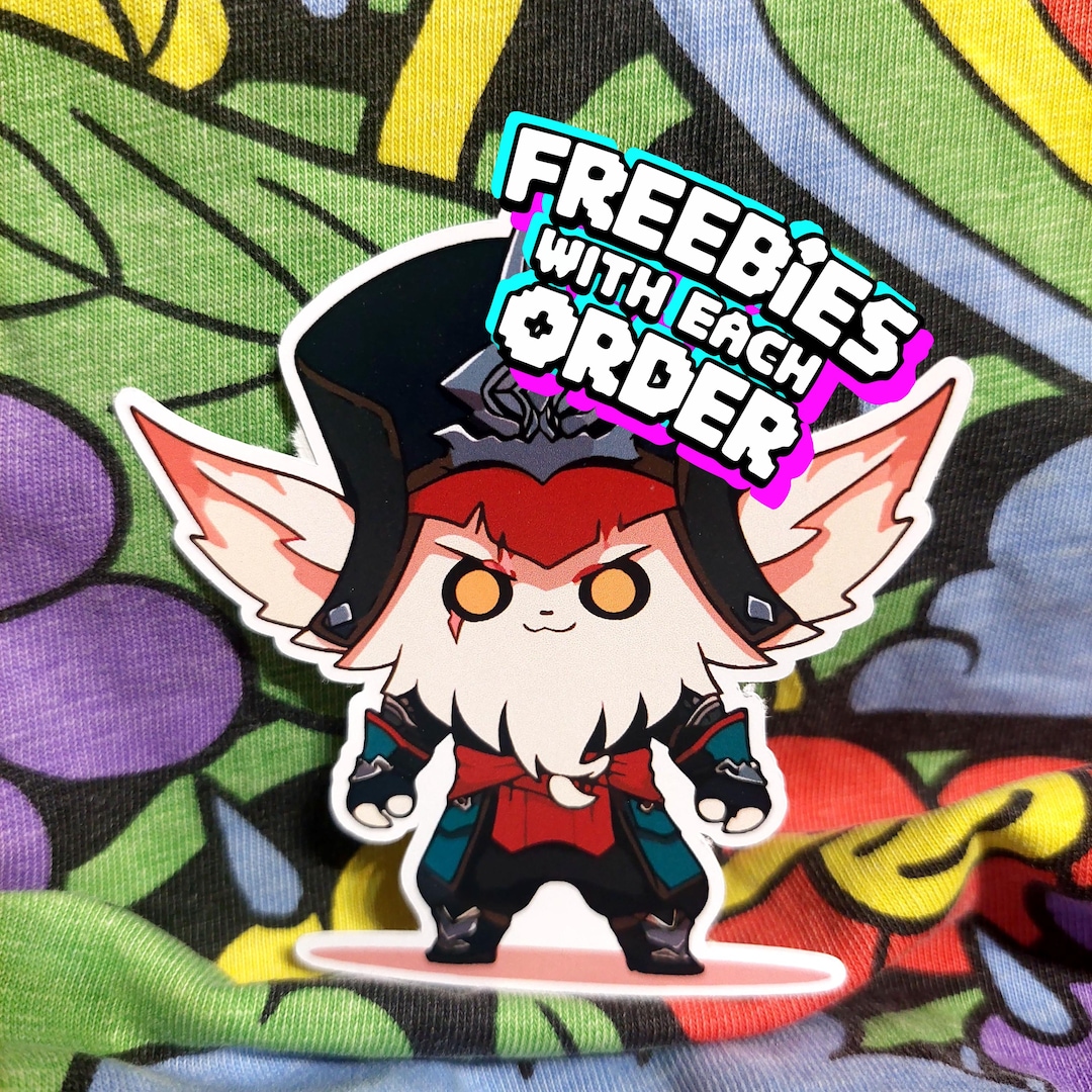 6pcs 3 Kled Sticker League of Legends Stickers Arcane League of Legends ...