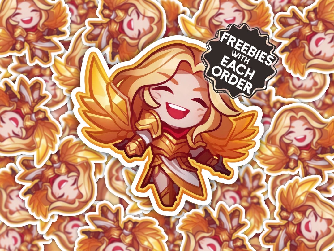 18x Chibi Kayle League of Legends Vinyl Stickers Anime Style Online ...
