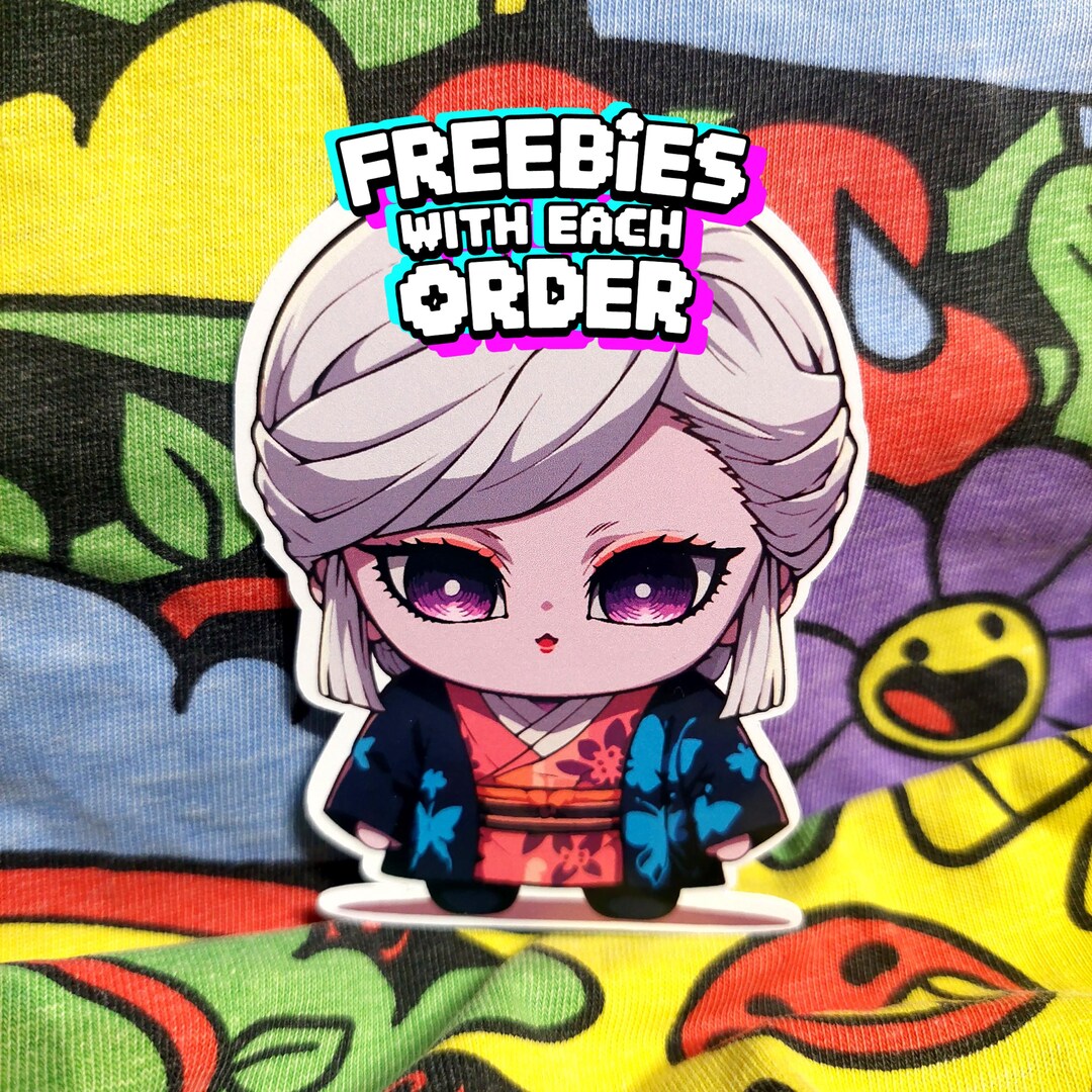 3 6pcs Demon Slayer Amane Sticker, Chibi Amane Stickers Kimetsu No ...