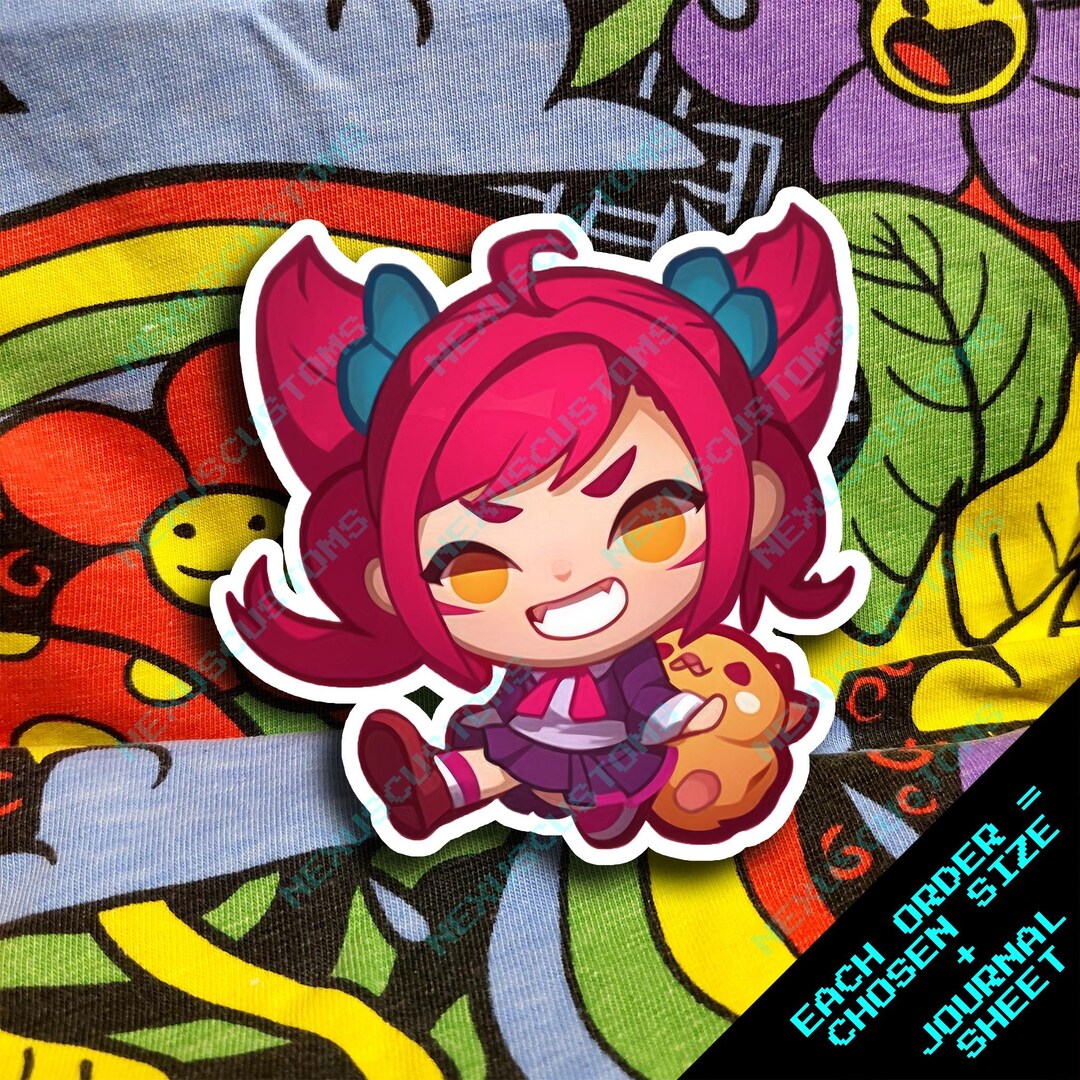 Pack of 60 Annie Chibi Stickers League of Legends Chibi Stickers League ...