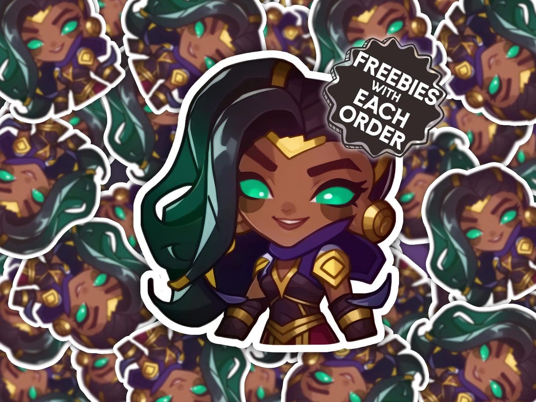 6x3 Senna Stickers, League of Legends Fan Art, Gamer Gift, Gaming ...