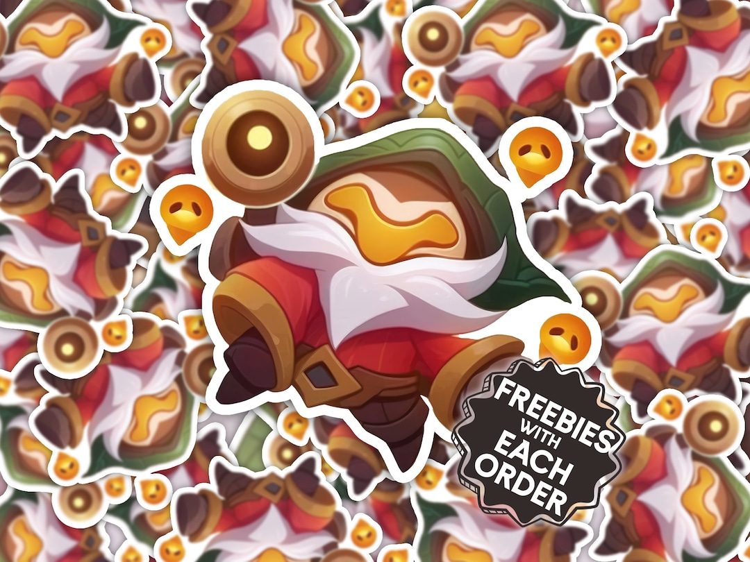 3 6pcs Bard Chibi Sticker League of Legends Chibi Stickers League of ...