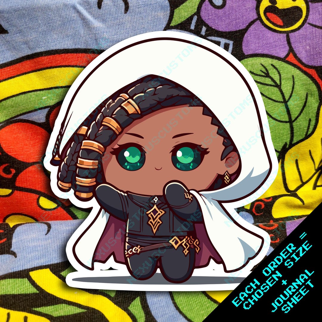 League of Legends Stickers Pack of 60 Senna Chibi Stickers, League of ...