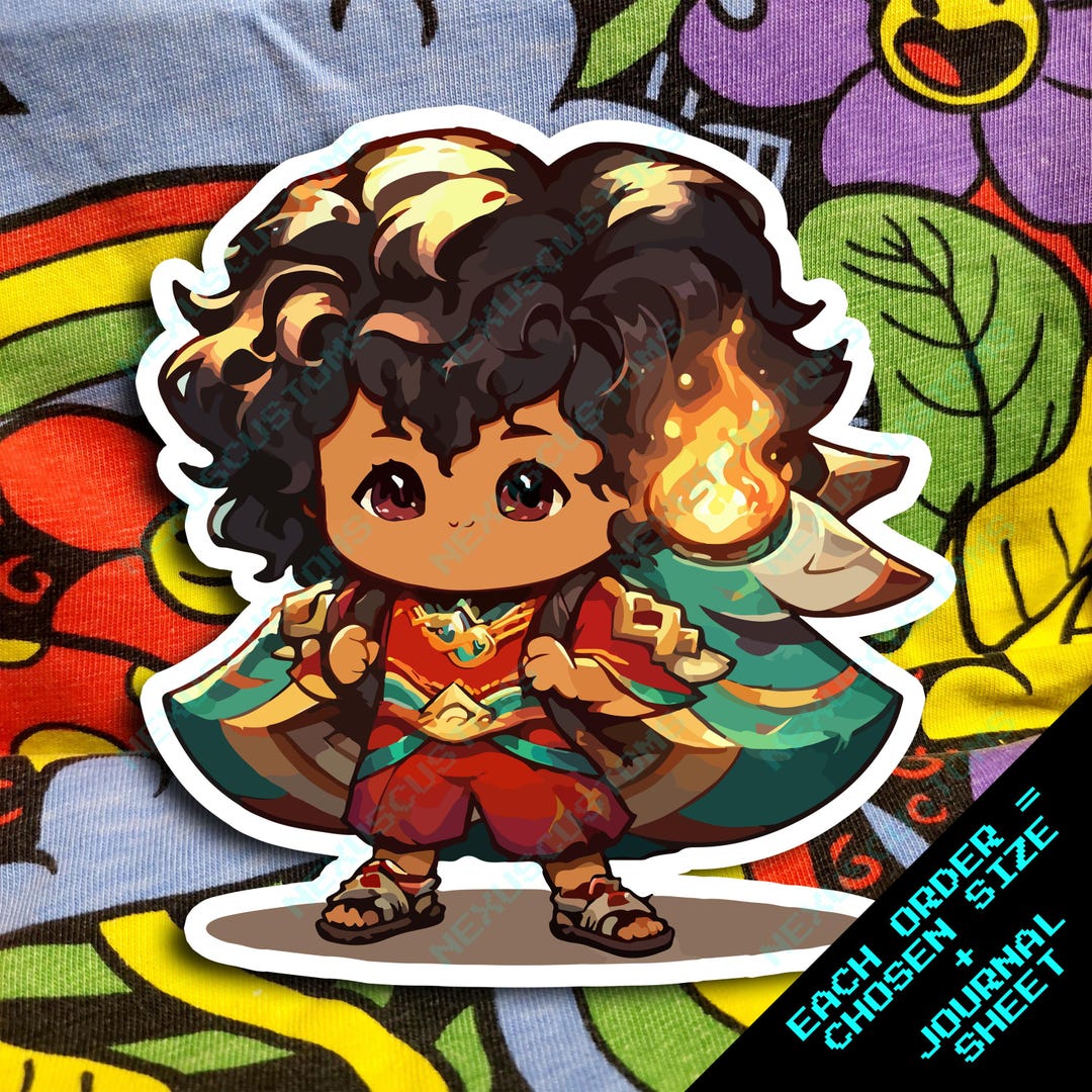 League of Legends Stickers Pack of 60 Milio Chibi Stickers, League of ...