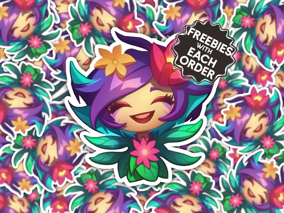 6x3 Chibi Neeko League of Legends Vinyl Stickers Anime Style Online ...