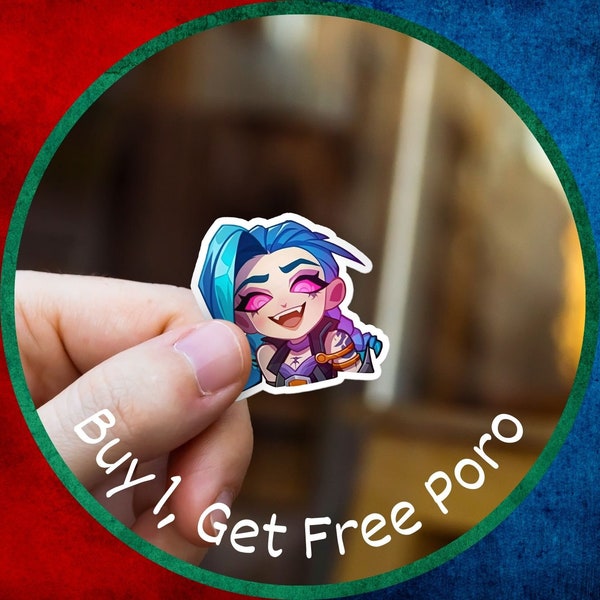Jinx Anime Sticker - Etsy