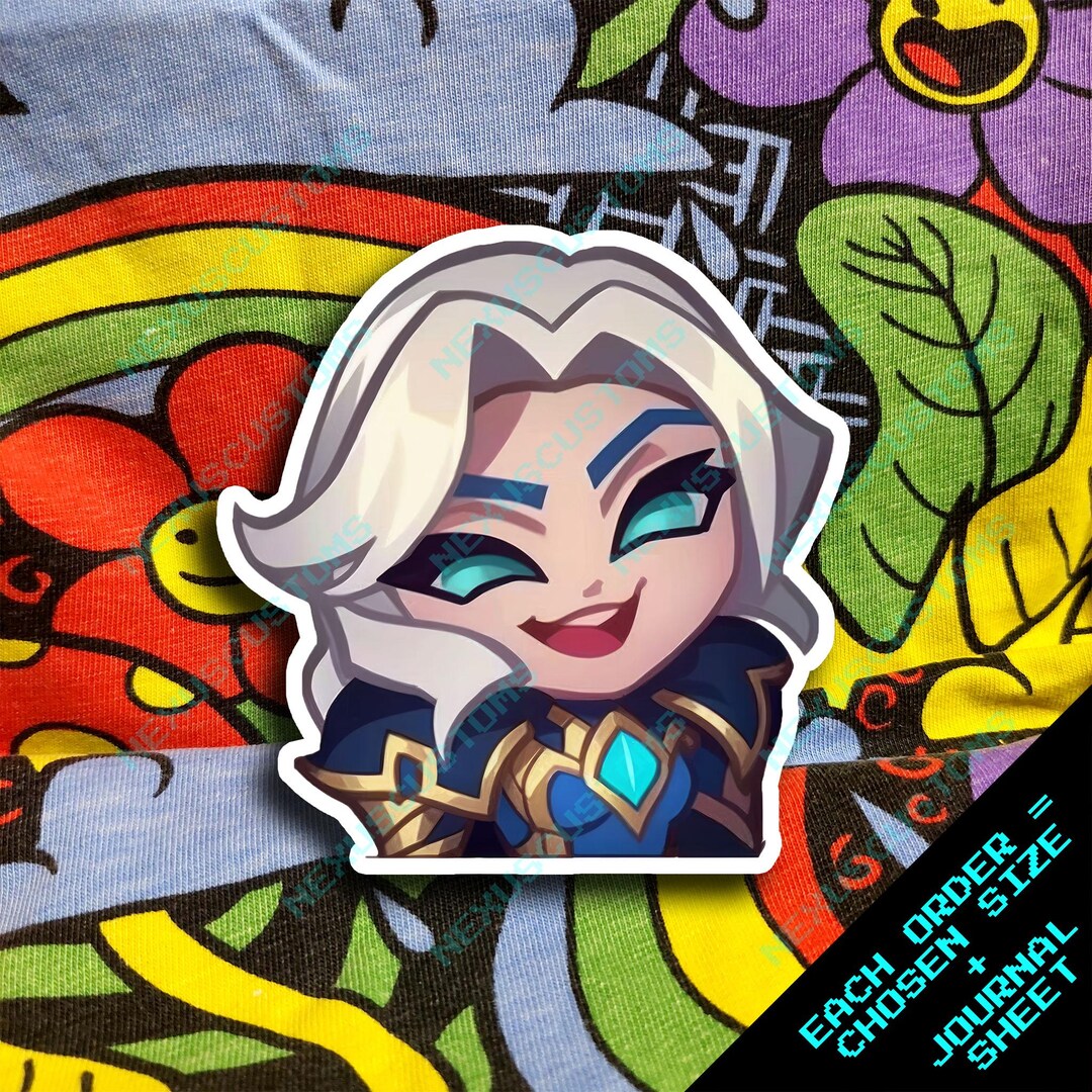 League of Legends Stickers Pack of 60 Camille Chibi Stickers, League of Legends Arcane Stickers ...