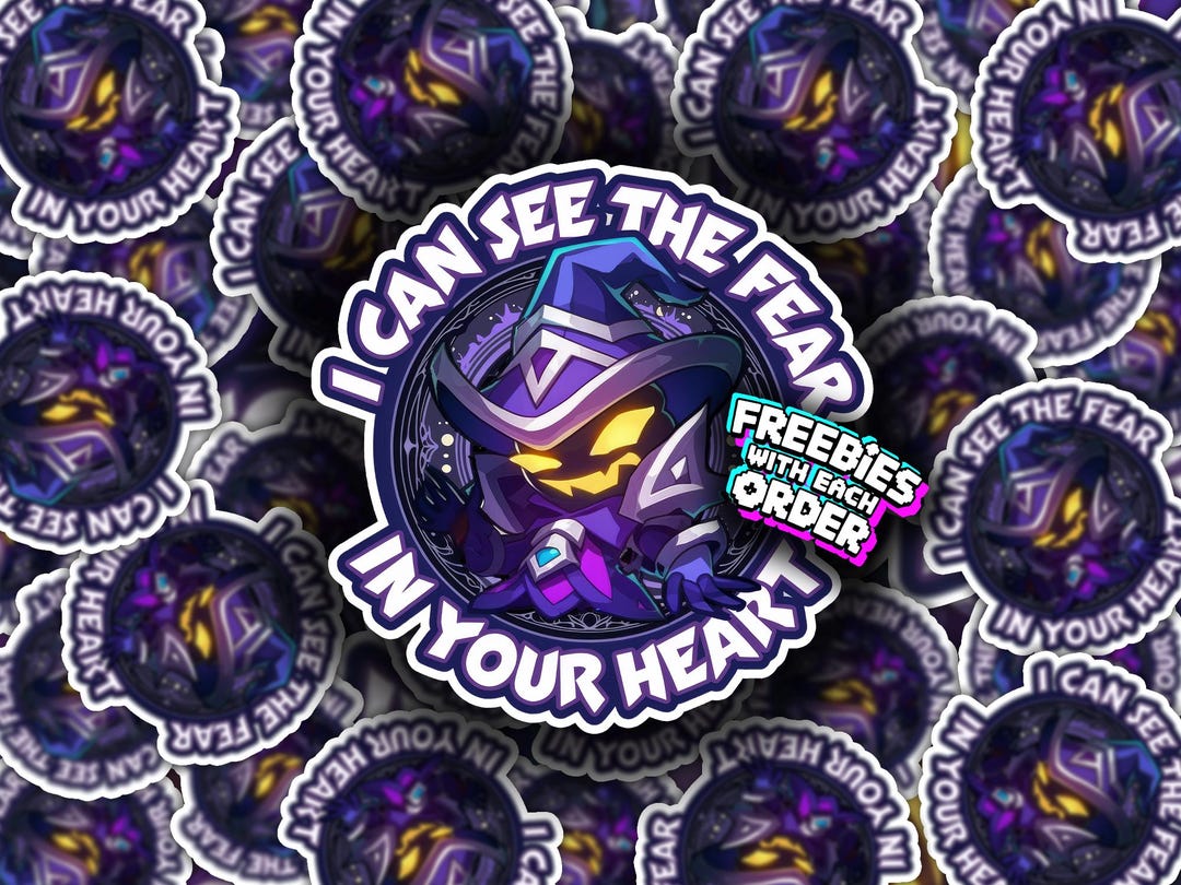 6x3 Chibi Veigar Sticker Quote League of Legends Vinyl, Anime Style ...
