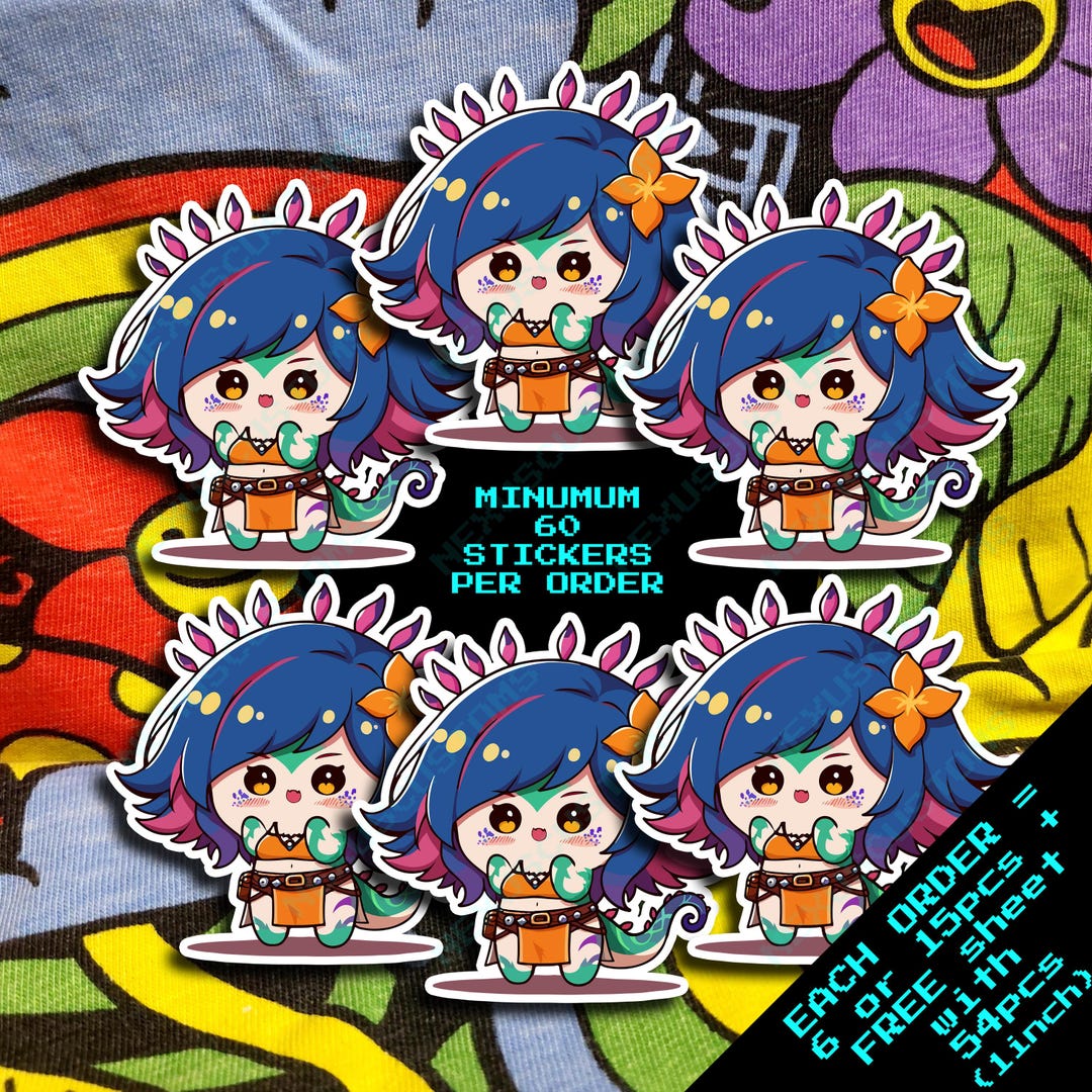 League of Legends Stickers Pack of 60 Neeko Chibi Stickers, League of ...