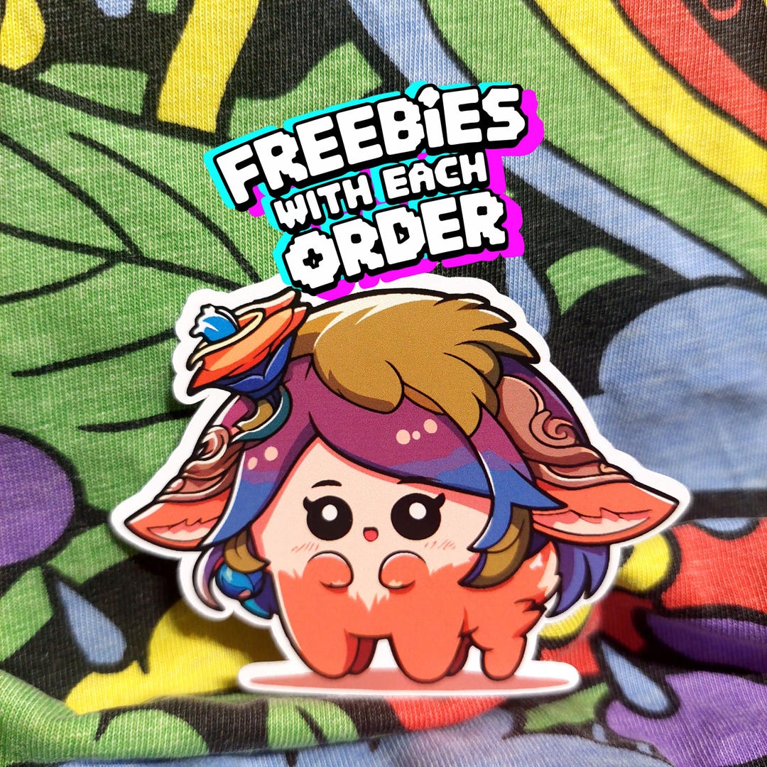 6pcs 3 Lillia Sticker League of Legends Stickers Arcane League of ...