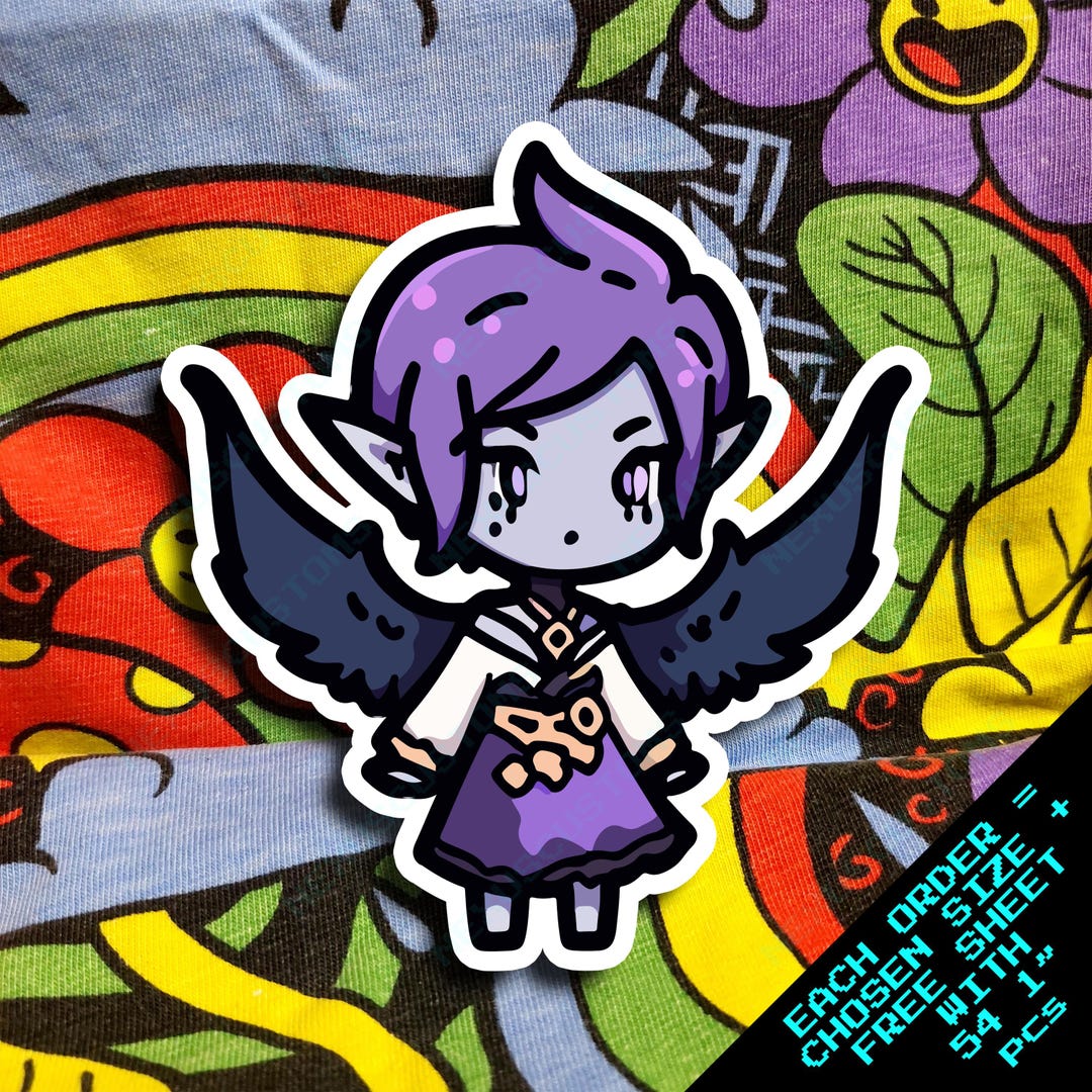 League of Legends Stickers Pack of 60 Morgana Chibi Stickers, League of ...