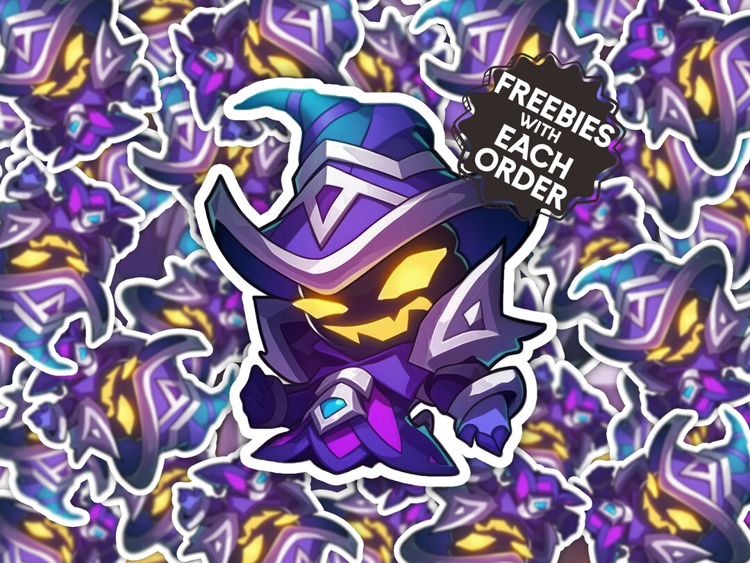 18x Chibi Veigar League of Legends Vinyl Stickers Anime Style Gaming ...